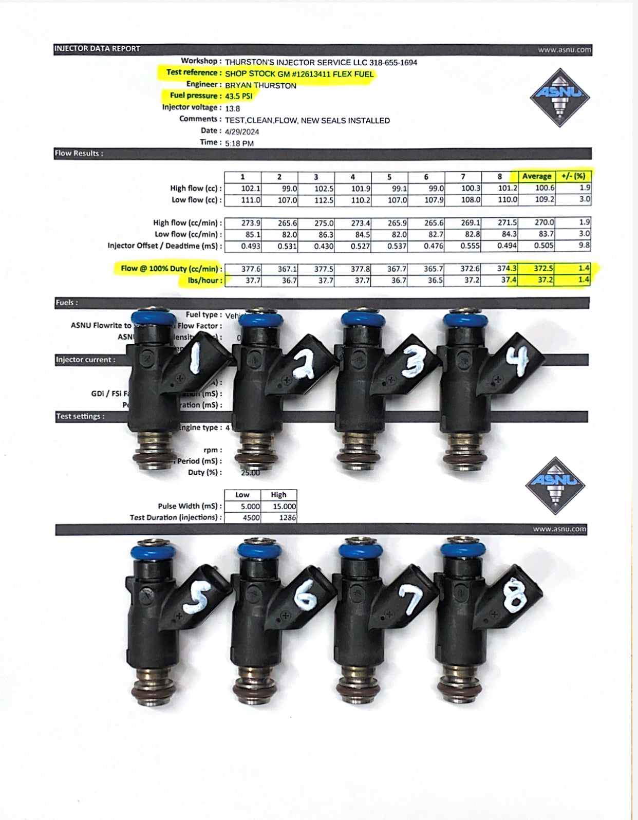 GM #12613411 – Thurston’s Injector Service LLC